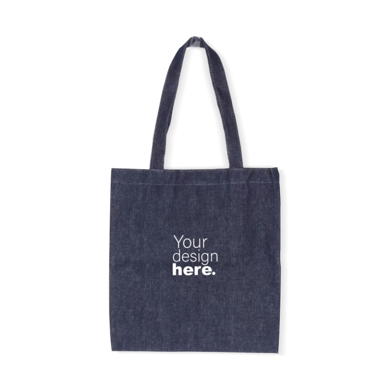 Custom Denim Tote Bag Printing - Merchlist