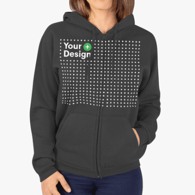 Custom Zipper Hoodie Printing - Merchlist