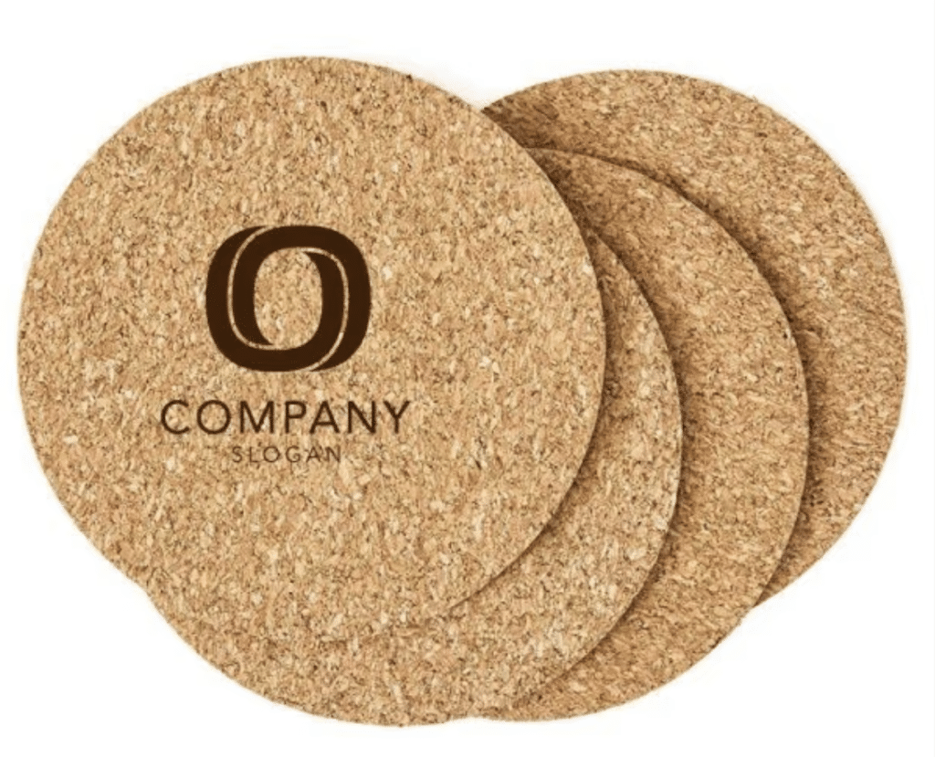 Custom Cork Tea Coasters - Set of 6 Printing - Merchlist