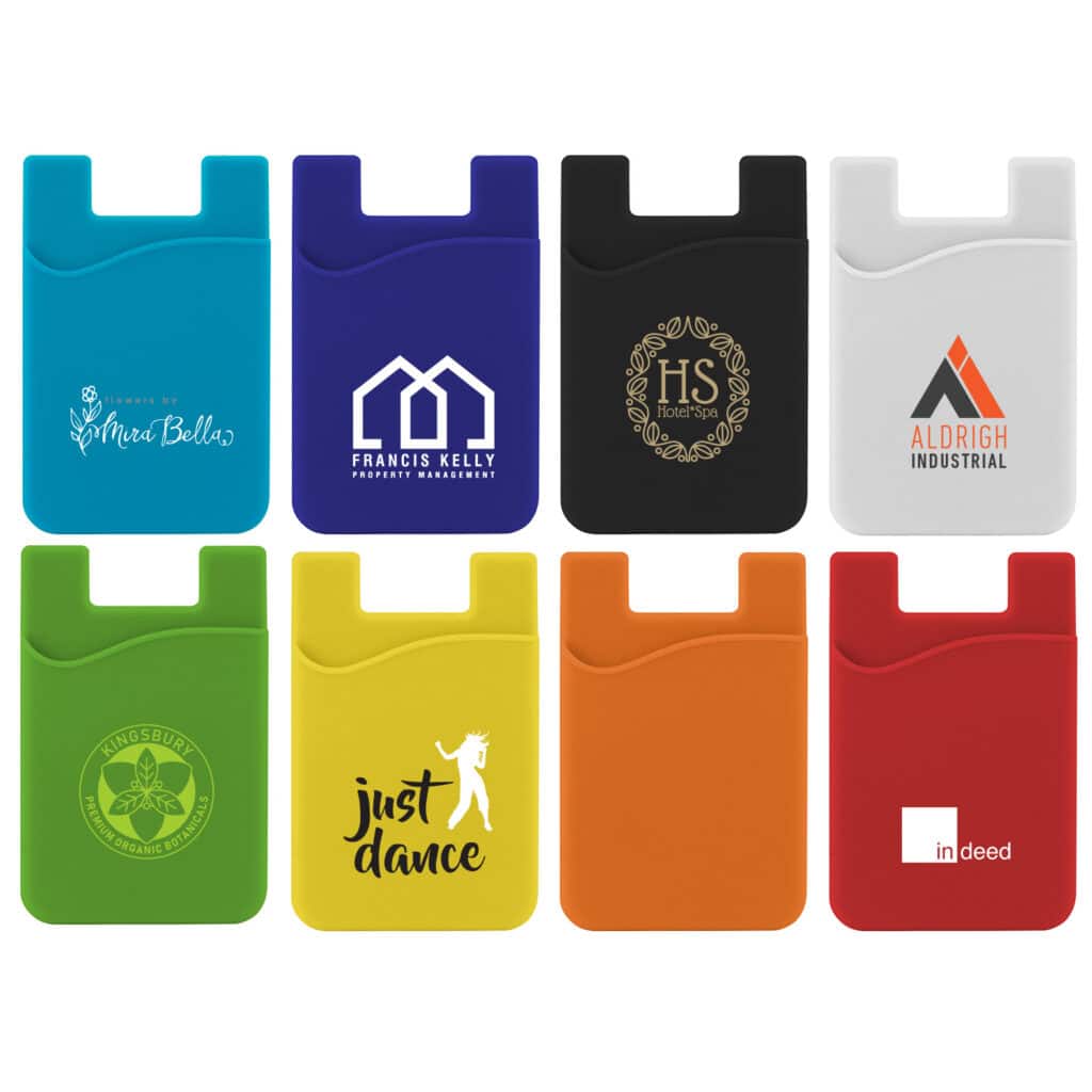 Custom Silicone Phone Card Holder Printing - Merchlist