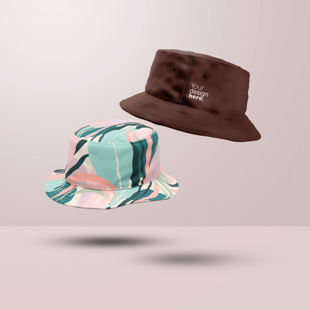 Custom bucket hat printing