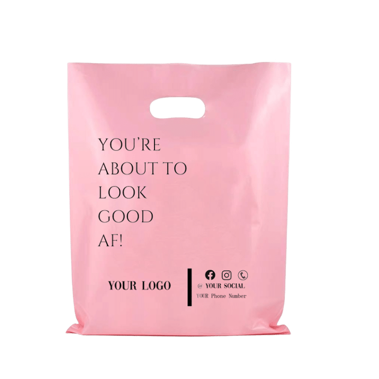 Custom Poly Mailer Bag with Handle Printing - Merchlist