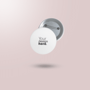 Custom Branded Pin Button Badges printed with logo
