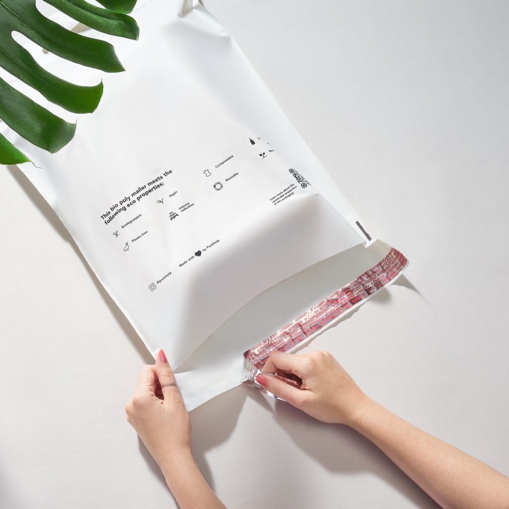 Custom Poly Mailer Bag with Handle Printing - Merchlist