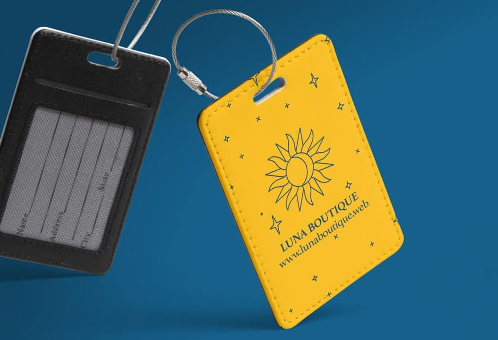 Custom Full-Colour Luggage Tag Printing - Merchlist