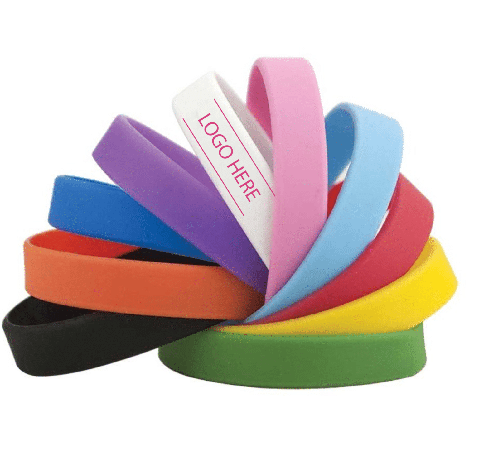 Custom Printed Silicone Wristbands - Merchlist