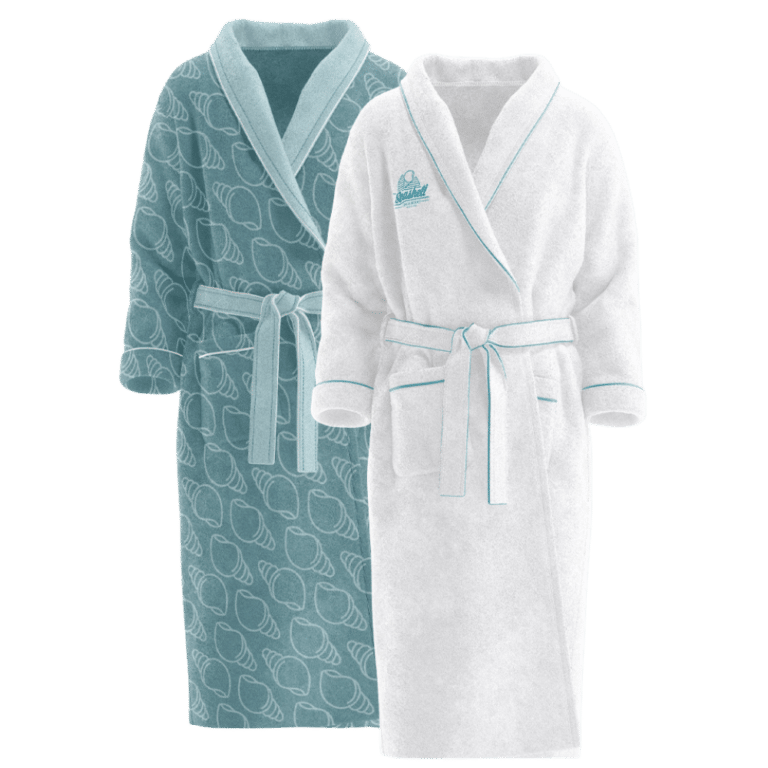 Custom Printed Cotton Bathrobes by Merchlist - Merchlist