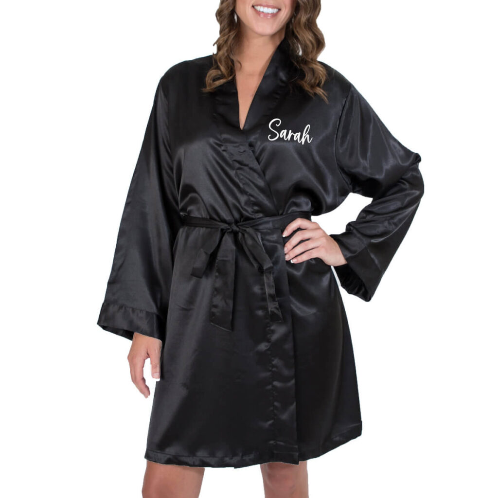 Custom Printed Satin Robe by Merchlist - Merchlist