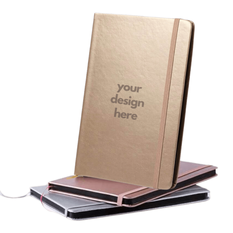 Custom Metallic A5 Notebook Printing - Add Your Logo - Merchlist
