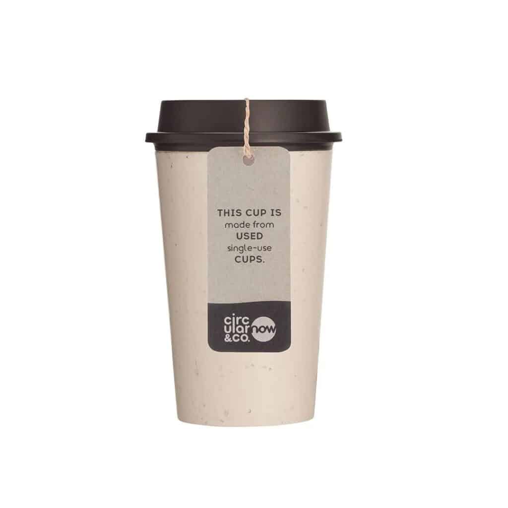 Custom Circular Reusable Coffee Cup Printing - Add Your Logo - Merchlist