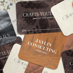 Custom Square Business Card Printing - Merchlist