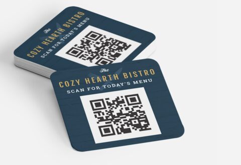 Custom Square Business Card Printing - Merchlist
