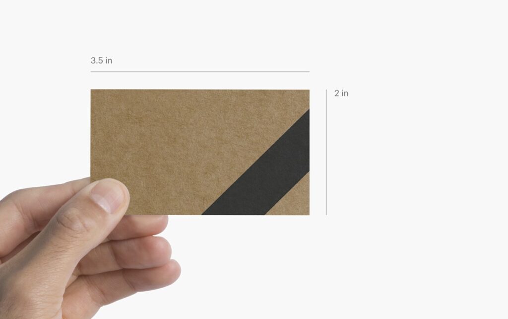 Custom Printed Eco-friendly Kraft Business Cards - Merchlist