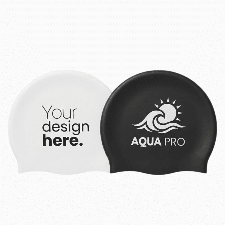 Custom Swimming Cap - Print Your Design or Logo - Merchlist