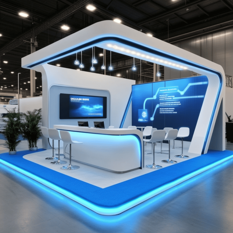 Custom Built Exhibition Stand (18-20sqm) - Merchlist