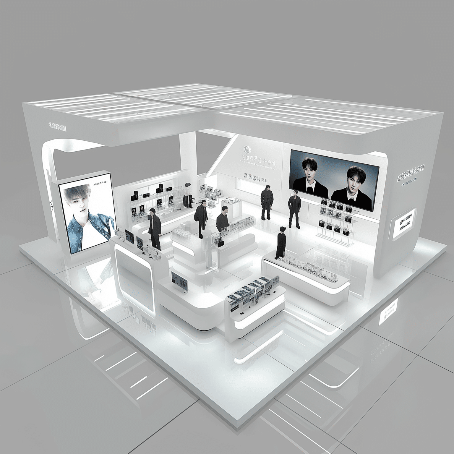Custom Exhibition Stand (100+ sqm) - Merchlist