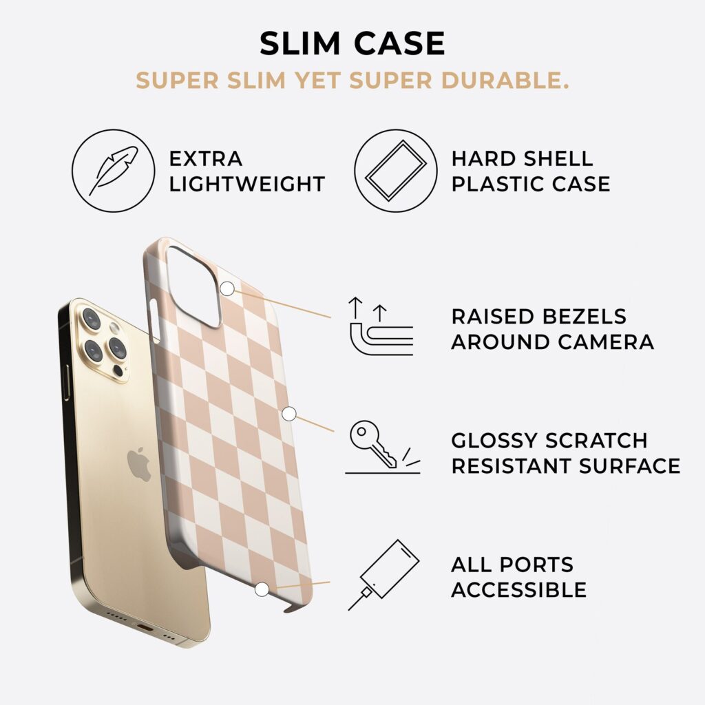 Custom Printed iPhone Cover Case - Merchlist