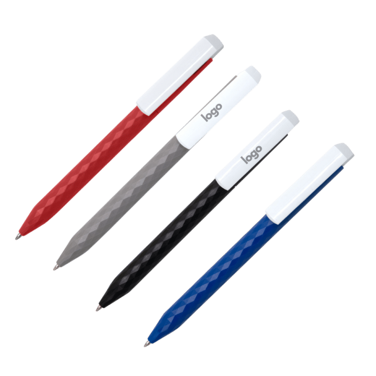 Custom Printed Prism Plastic Pen - Add Your Brand Logo - Merchlist
