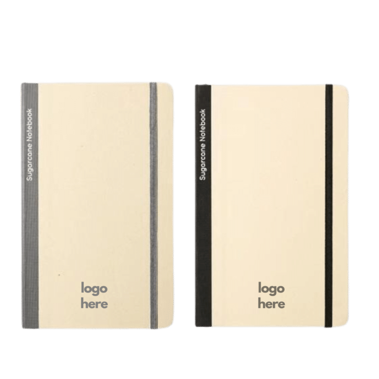 Custom Printed Sugarcane Paper A5 Notebook - Add Your Logo - Merchlist
