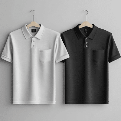Custom Branded Corporate Polo with Pocket - Add Your Logo - Merchlist