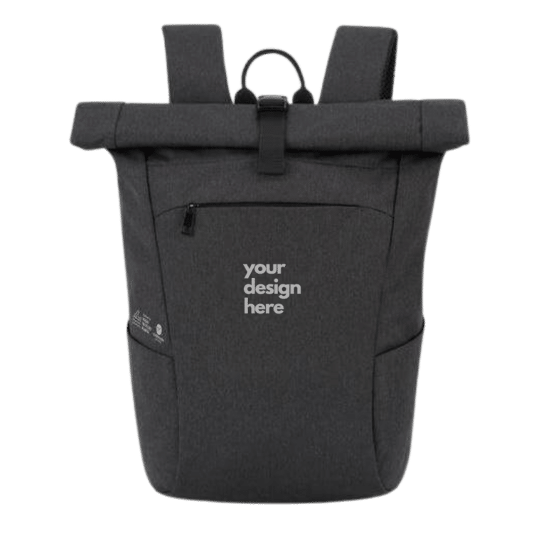 Custom Ocean Series Rolltop Backpack - Add Your Logo - Merchlist