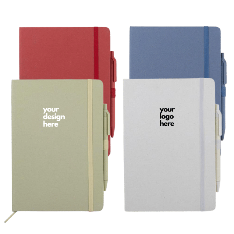 Custom Printed Fruit Paper A5 Notebook Set - Add Your Logo - Merchlist