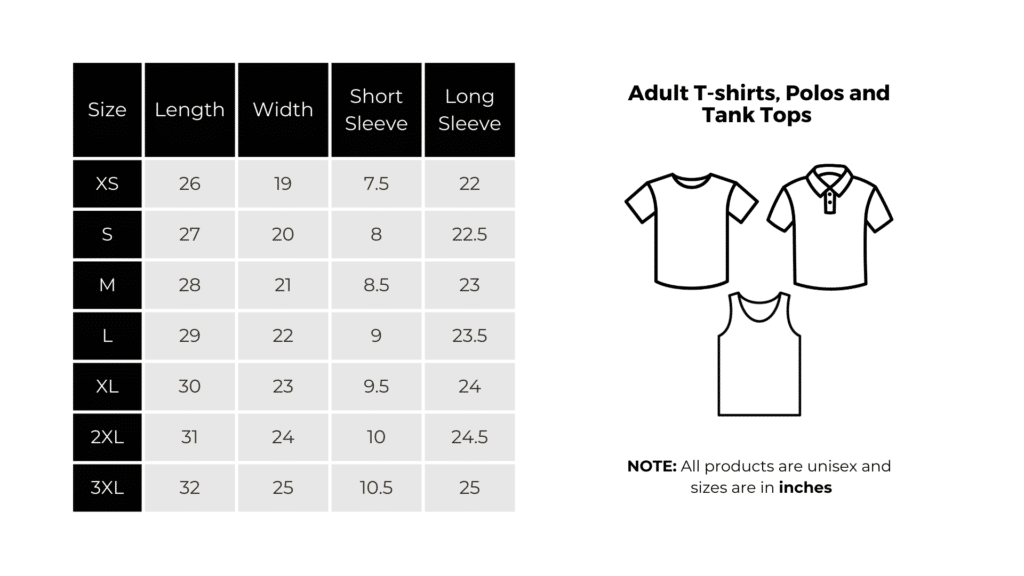 Size Chart - Merchlist