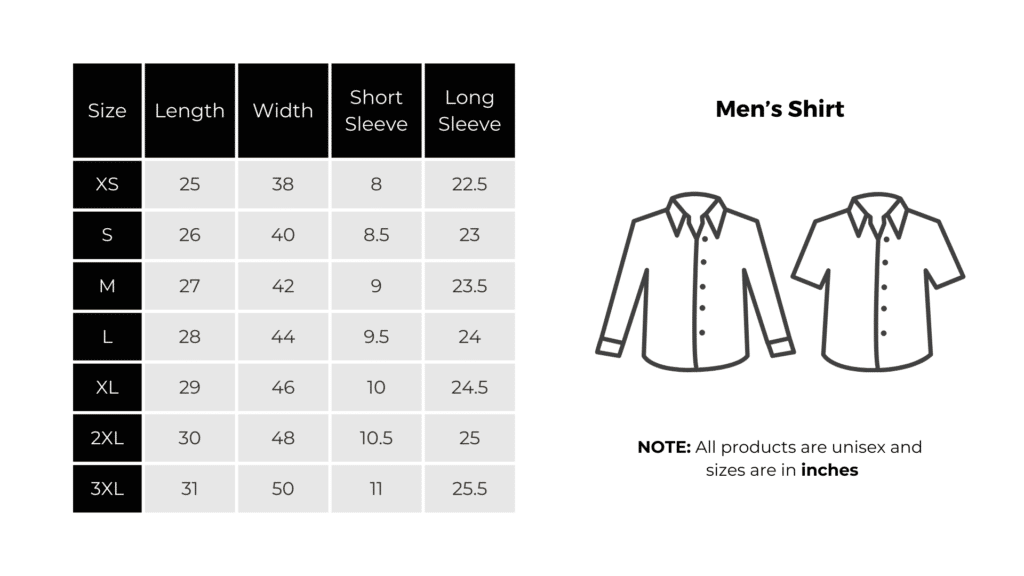 Size Chart - Merchlist