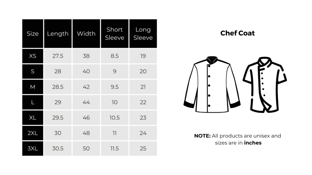 Size Chart - Merchlist