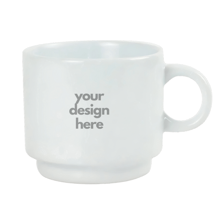 Custom Printed Glossy Ceramic Cup - Add Your Logo - Merchlist