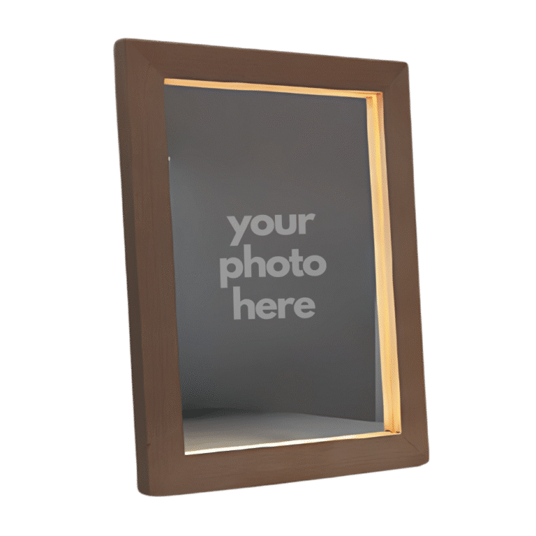 Custom Printed GLOW Wooden Photo Frame - Add Your Design - Merchlist
