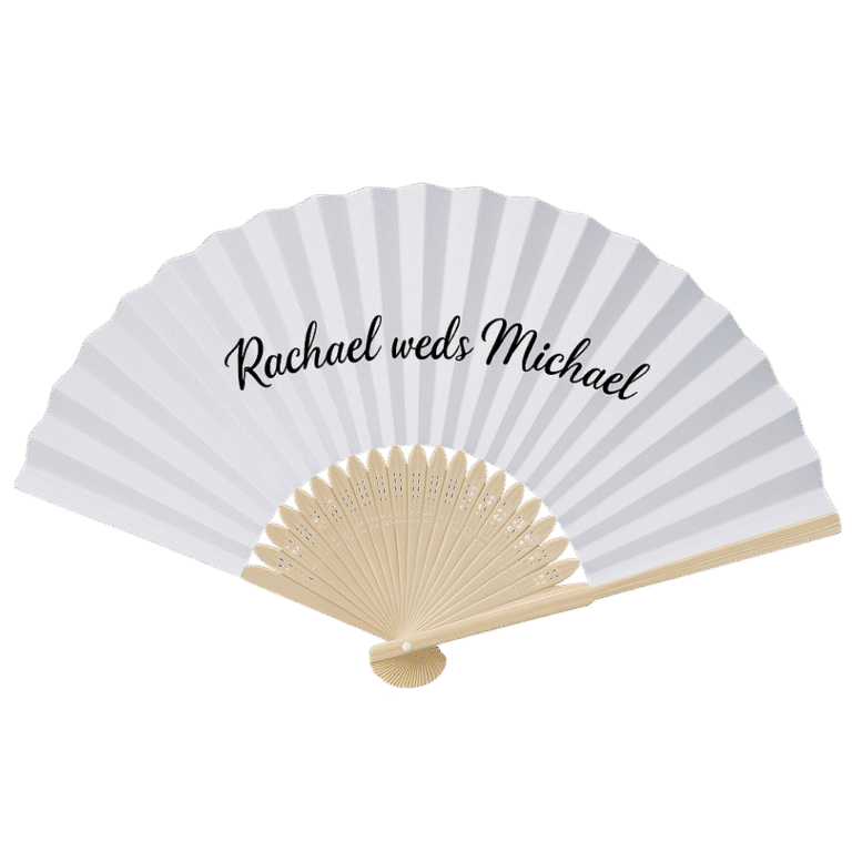 Custom Paper Hand Fan - Add Your Design - Merchlist