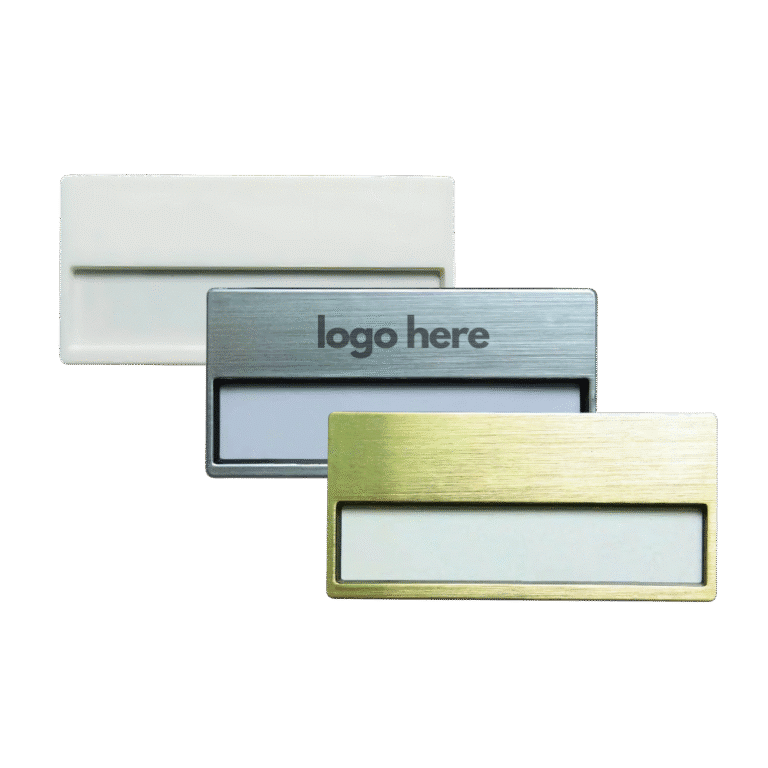 Custom Branded Name Insert Badges - Add Your Logo - Merchlist