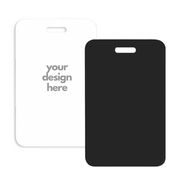 Custom Printed Plastic ID Badge - Add Your Logo - Merchlist