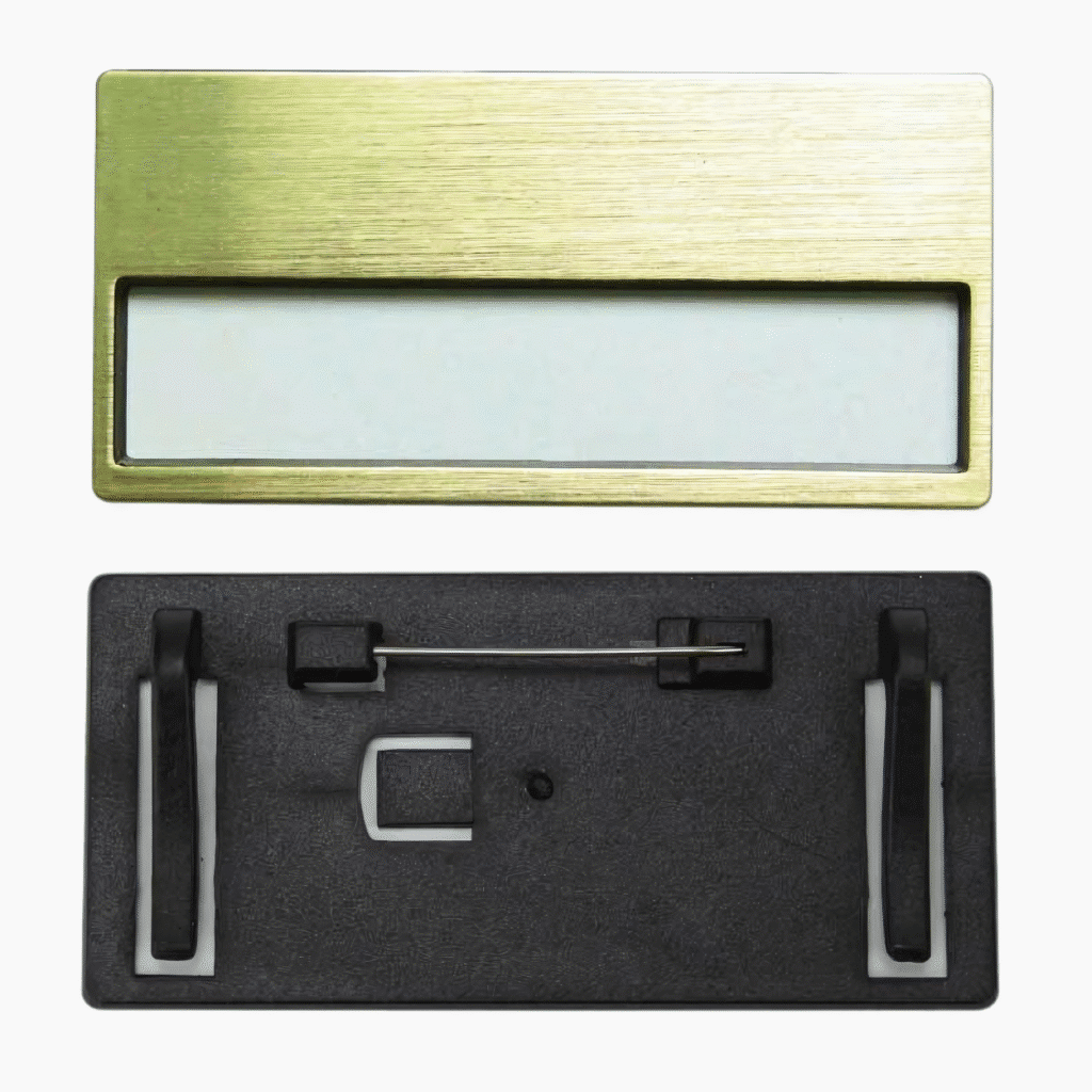 Custom Branded Name Insert Badges - Add Your Logo - Merchlist