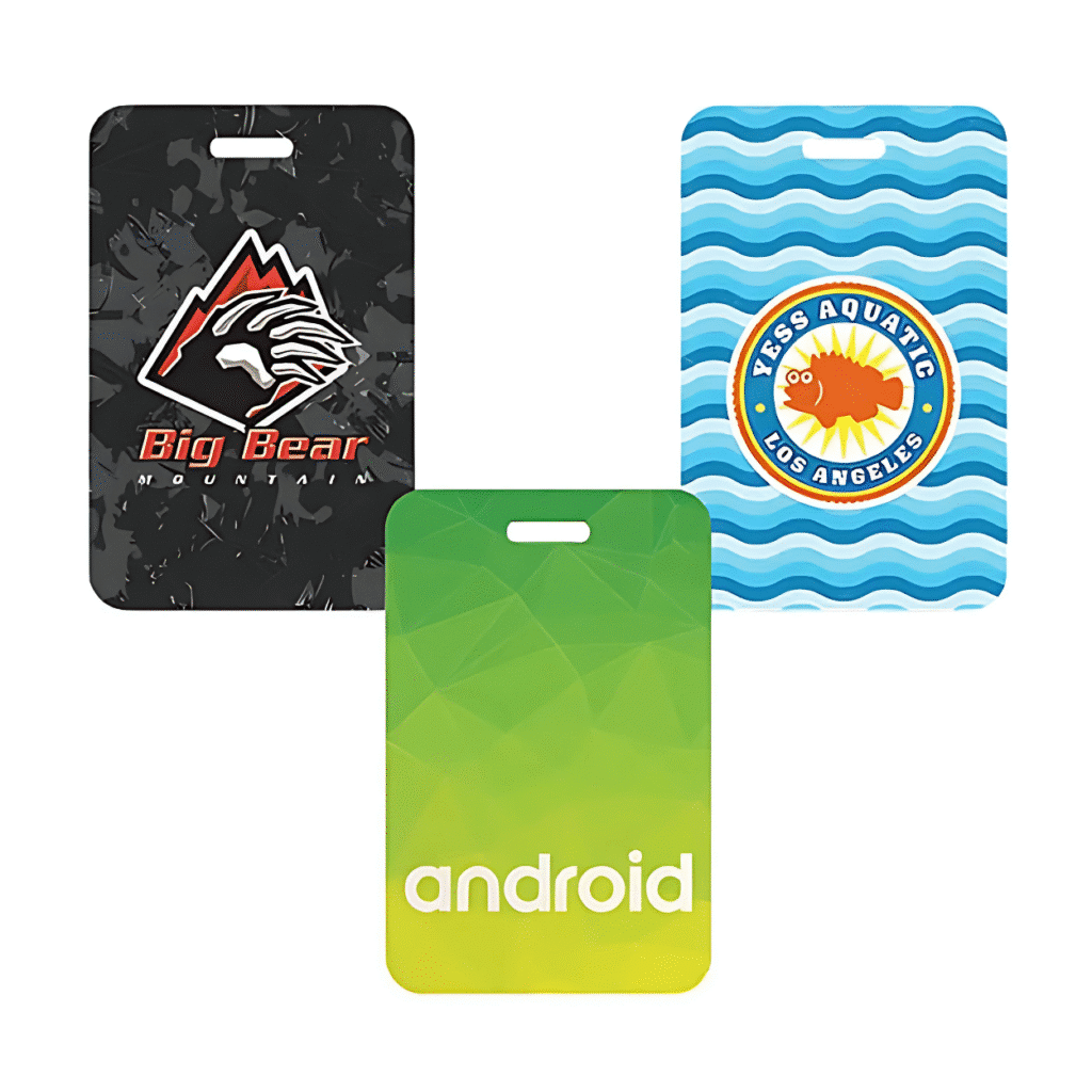 Custom Printed Plastic ID Badge - Add Your Logo - Merchlist