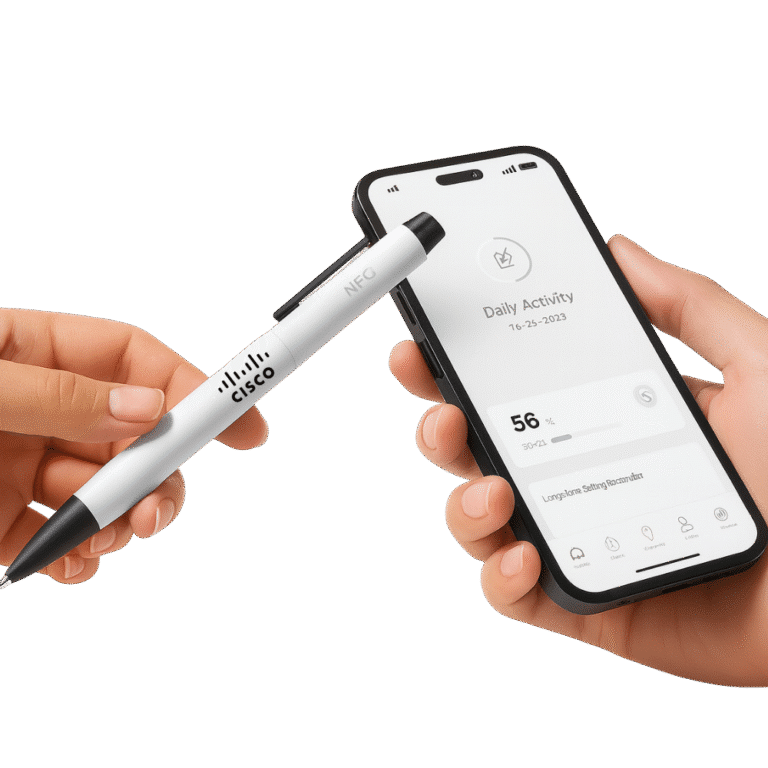 Custom Futuristic NFC Pen - Print Your Logo - Merchlist