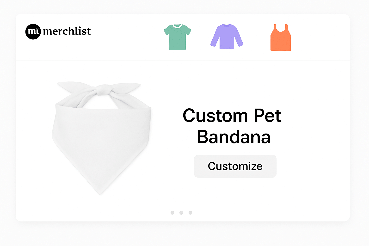 Custom Design your own pet merch - Merchlist
