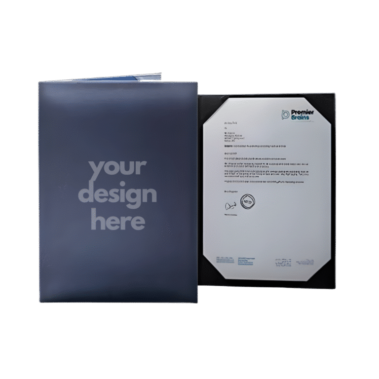 Custom Preluxe Document Folder - Print Your Logo - Merchlist