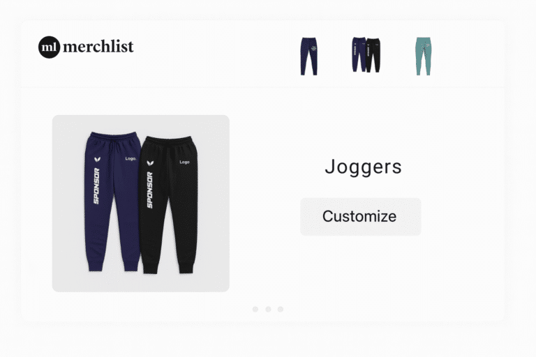 Custom Joggers & Pants - Add Your Design or Logo - Merchlist