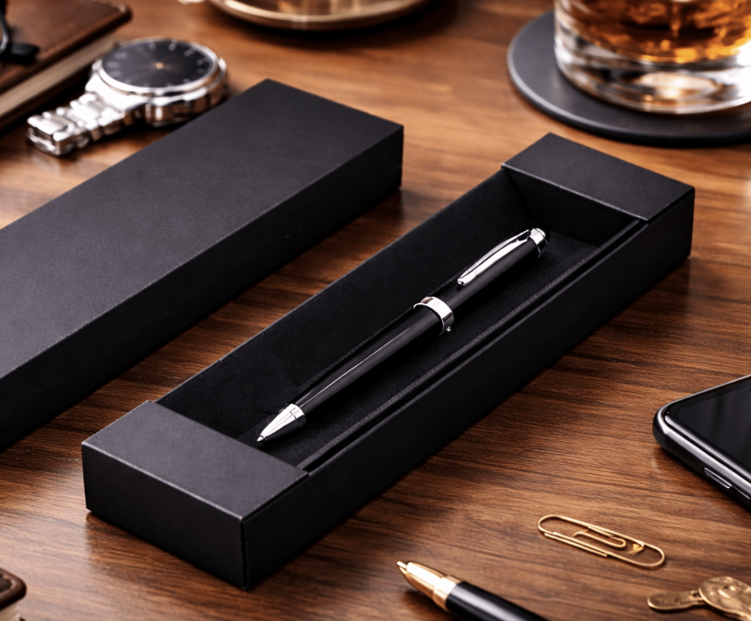 Boîte à stylos classique personnalisée - Impression de votre logo ...