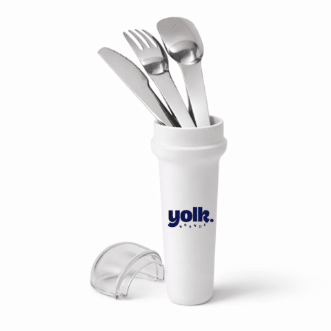 Custom TRIO Travel Cutlery Set - Print Your Design - Merchlist